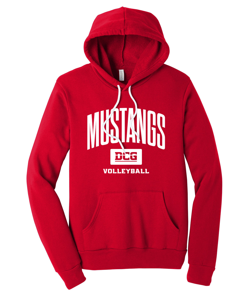 Mustangs Volleyball Arch Softstyle Hoodie – DCG Letterman Locker
